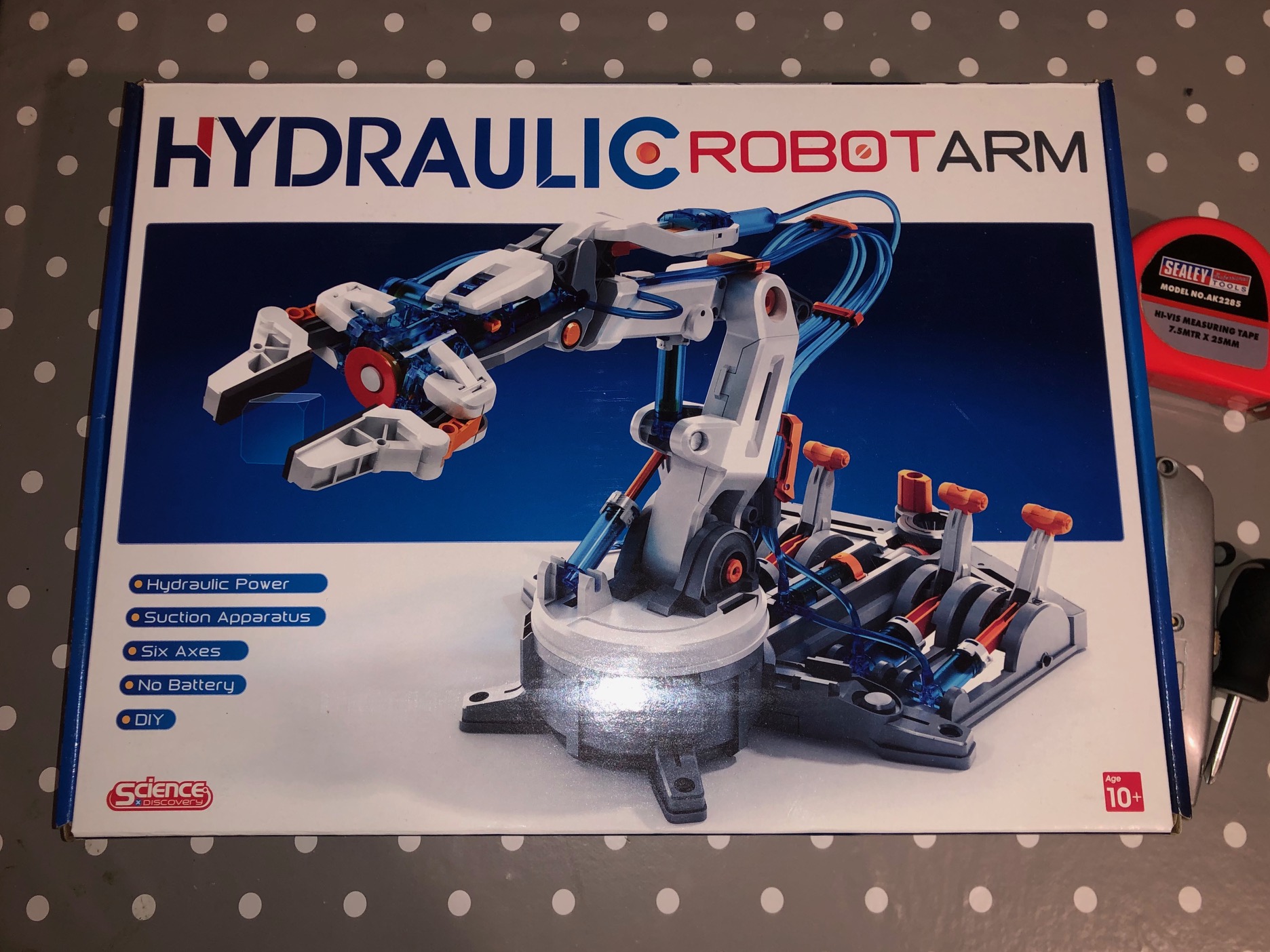 STEM toy review: hydraulic robot arm – janjanjan